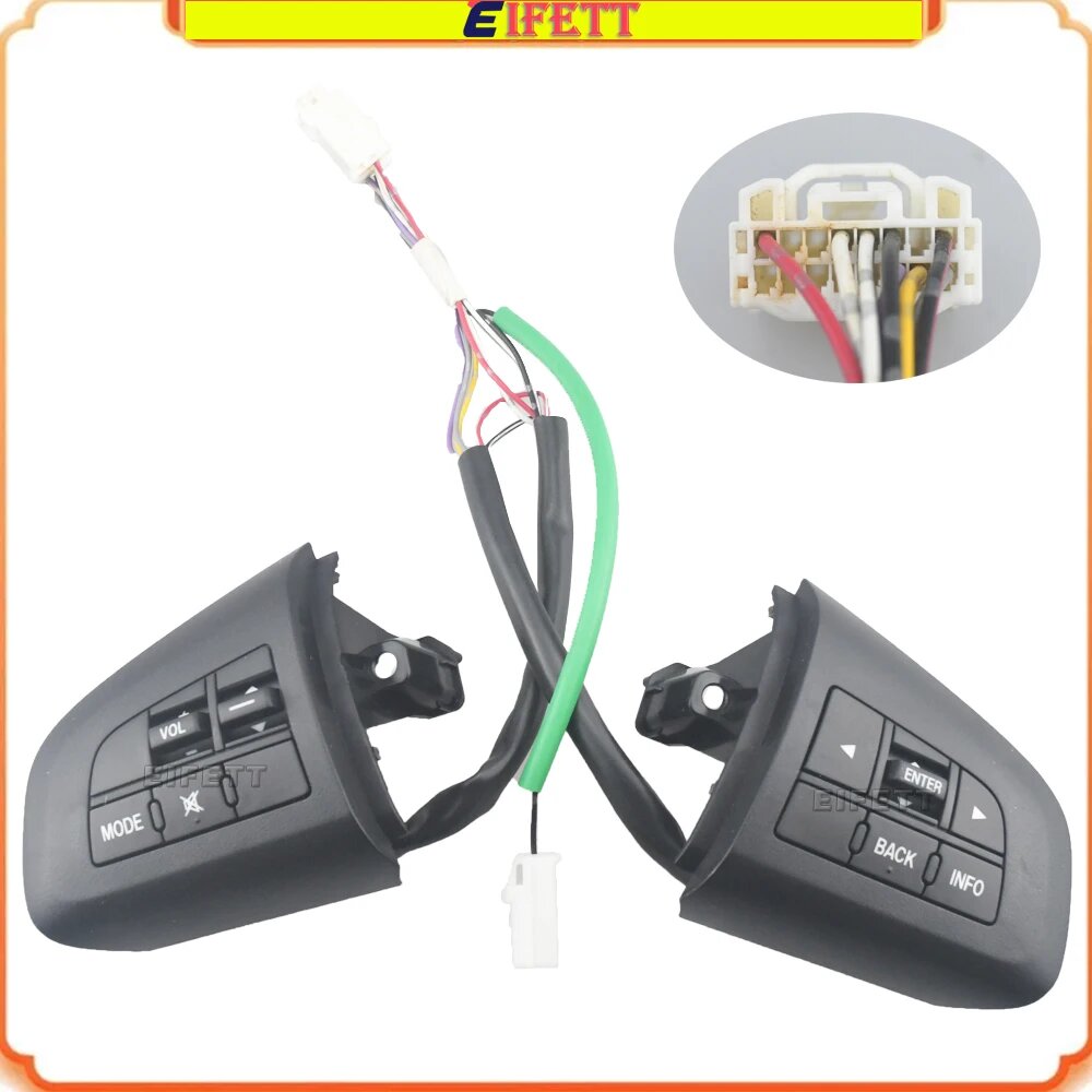 Для Mazda 3/5 CX7 BL 2008 2009 2010 2011 2012 2013 Prime качество рулевого колеса, кнопка круиз-контроля, переключатель, Стайлинг автомобиля