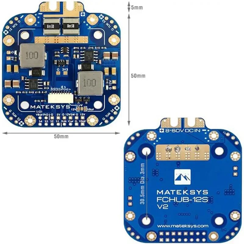 MATEK Mateksys FCHUB-12S V2 Распределительная плата для дрона