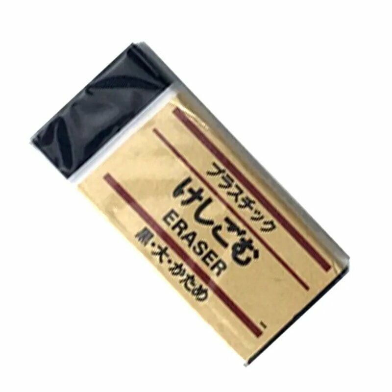 Японский ластик Muji, черный, большой размер *1