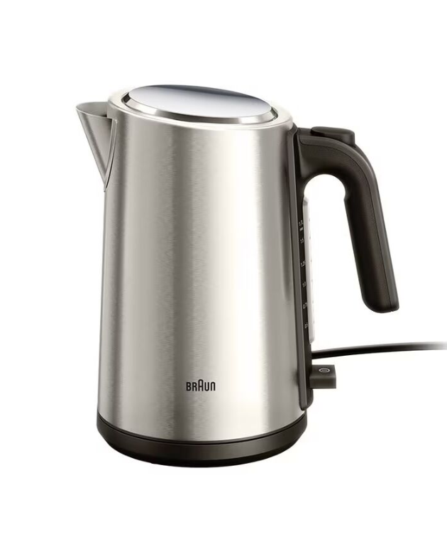 Электрический чайник Braun WK5200BK, 2200 Вт, белый, LED-индикатор