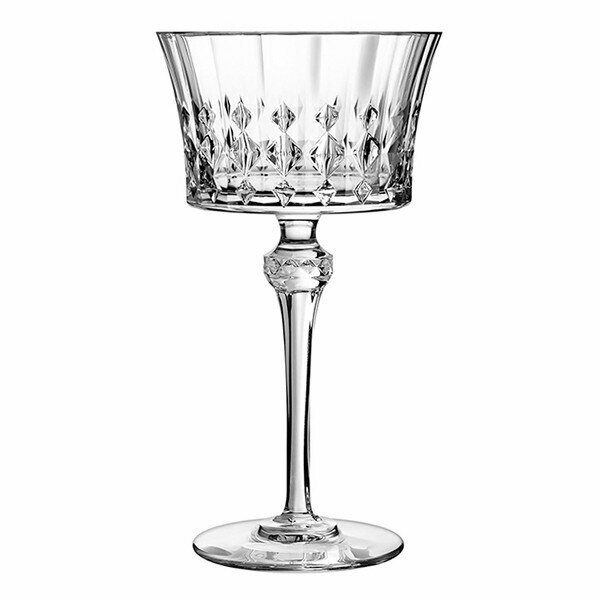 Шампанское-блюдце «Леди Даймонд», 1 шт, стекло, 230 мл, прозрачный (Arcoroc)