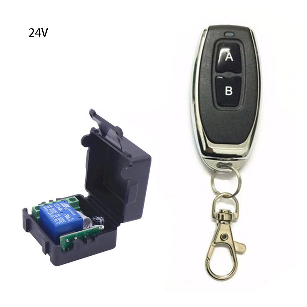 Дверные Ворота Автомобиля Diy 433MHz DC 24V 1CH Реле Беспроводной Пульт Дистанционного Управления Передатчик Переключатель Модуль Приемника