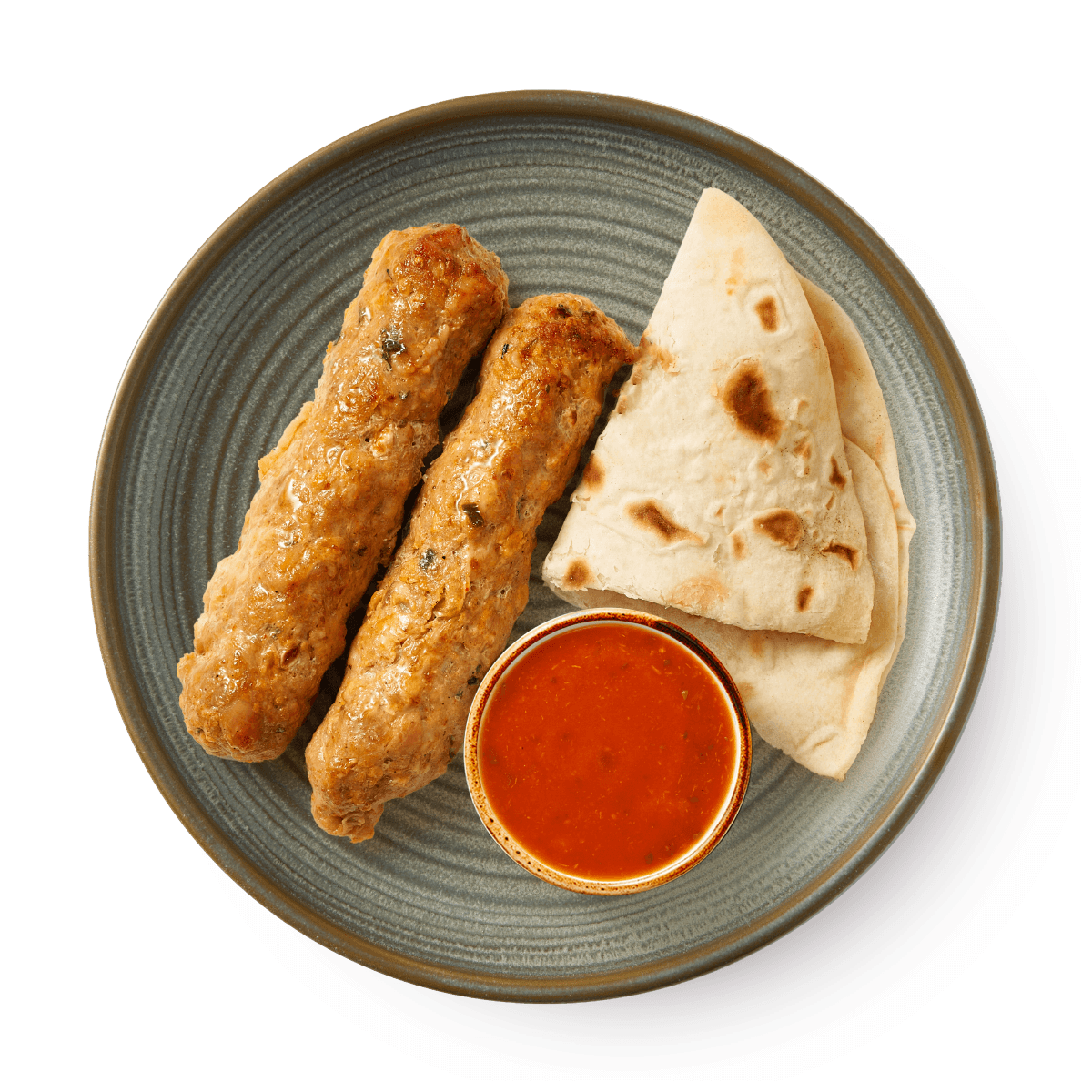 Сикх-кебаб Chindi Kitchen, с роти, томатным чатни, курица, 210 г