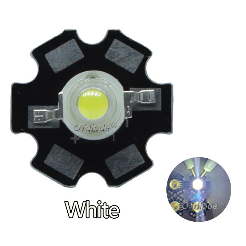Светодиодный чип OTdiode 5 Вт, Cold White 6500K