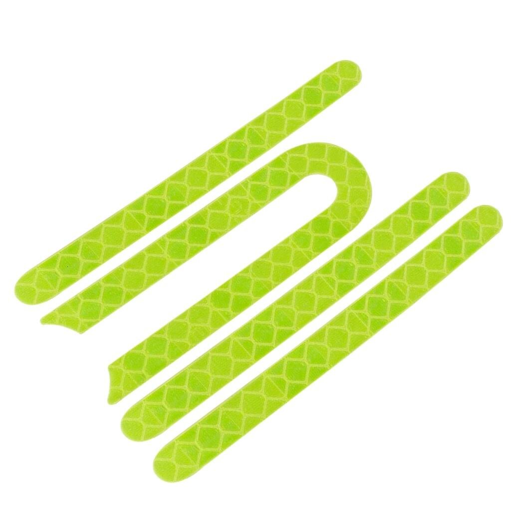 Водонепроницаемые светоотражающие наклейки для самокатов, Зеленый