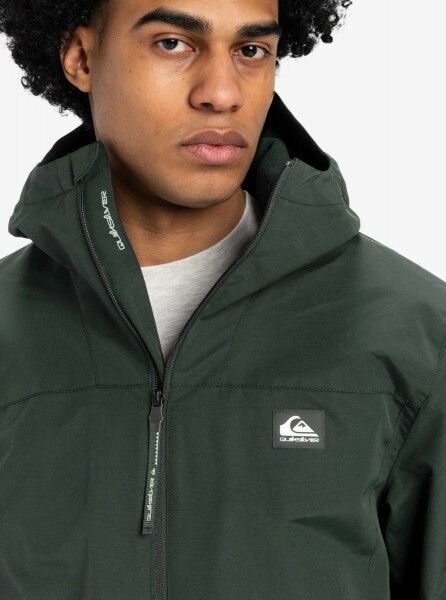 Куртка Quiksilver Базовая коллекция, размер XS, зеленый — фото 1