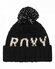 Шапка-бини ROXY Базовая коллекция для женщин, размер 1SZ, черный