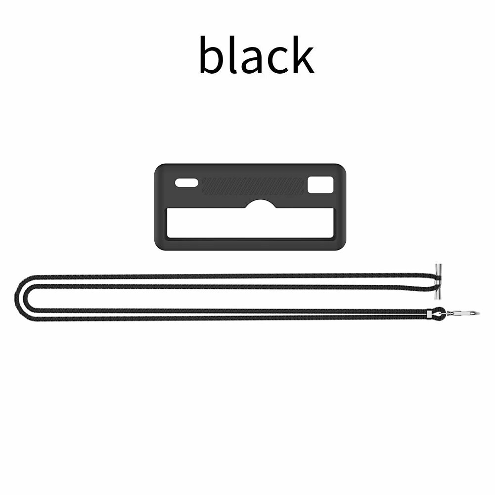 Мягкий силиконовый чехол для цифровой камеры KODAK CHARMERA, защитный чехол с ремешком в Black