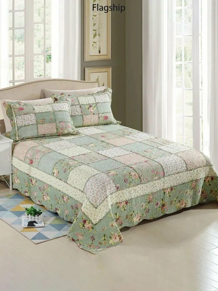 Покрывало, Хлопок с размерами: 250 см х 230 см