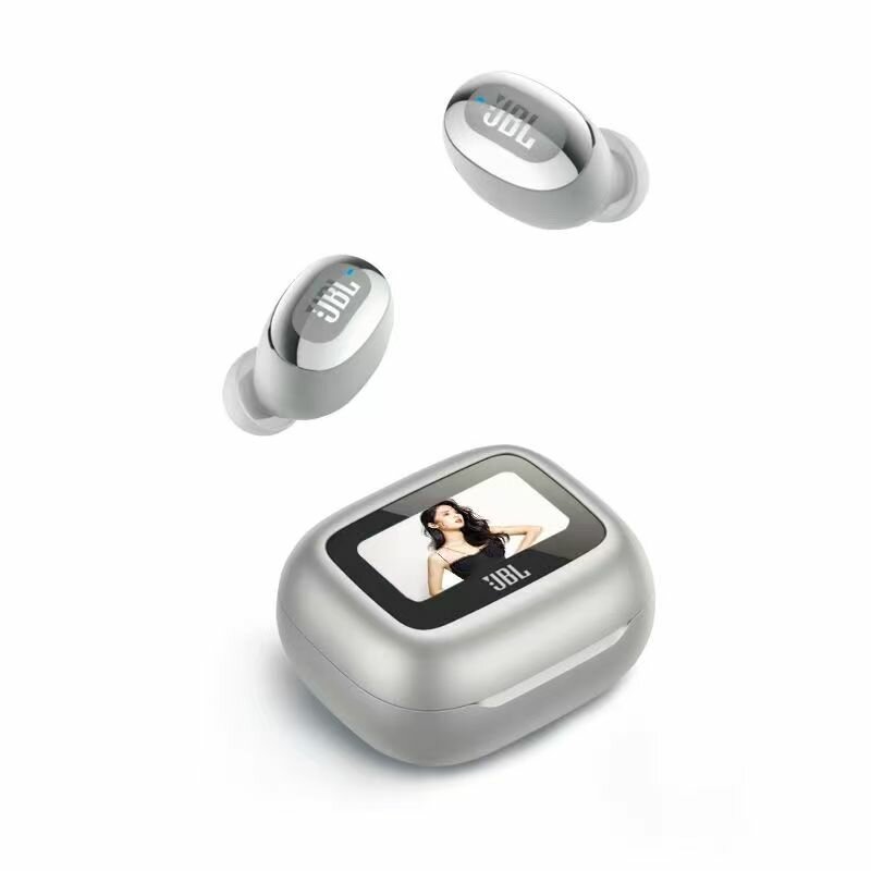 JBL Наушники беспроводные с микрофоном JBL Live Flex 3, Bluetooth, USB Type-C, серебристый