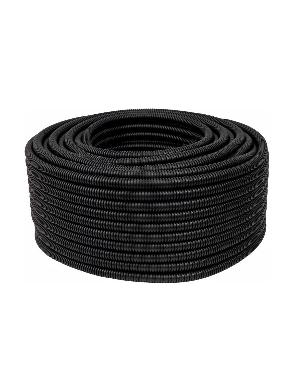 Гофрированная труба ПНД Gigant тяжёлая черная D20 с зондом, стойкая к УФ 100м 21120GI