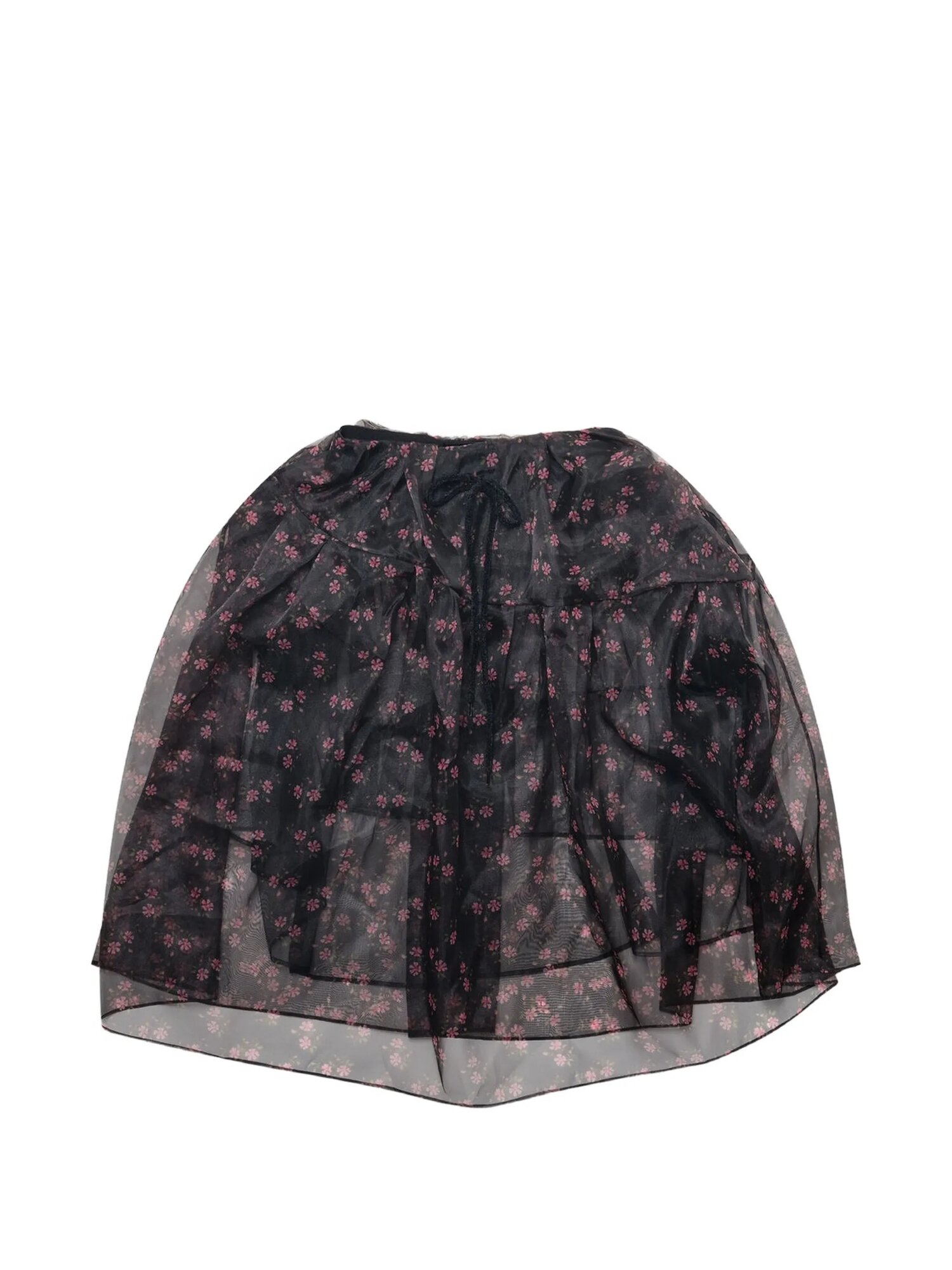 Юбка Floral-print tiered mini skirt
