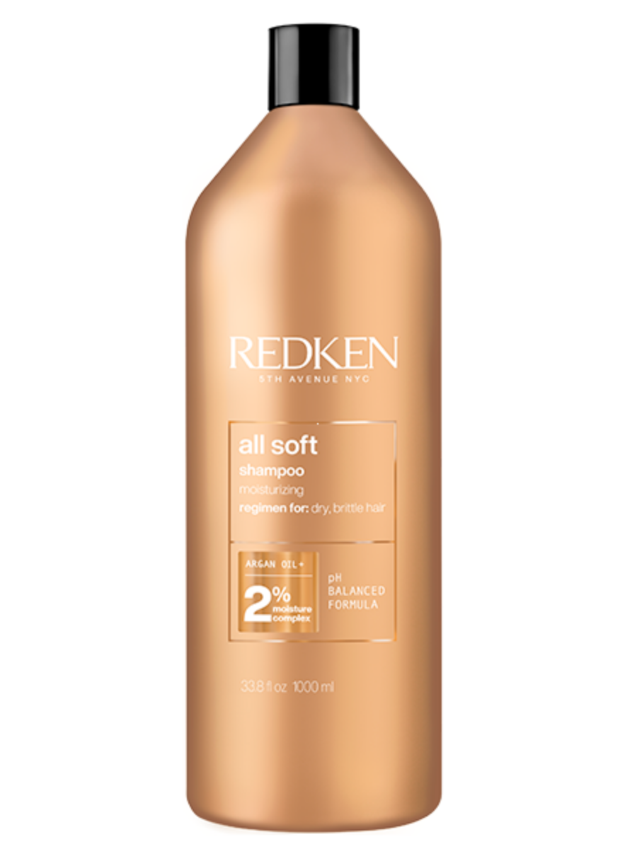 Redken Шампунь для сухих и поврежденных волос All Soft Shampoo, 1000 мл