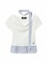 Блуза minicream Gingham-check ruffled blouse, размер 44, белый