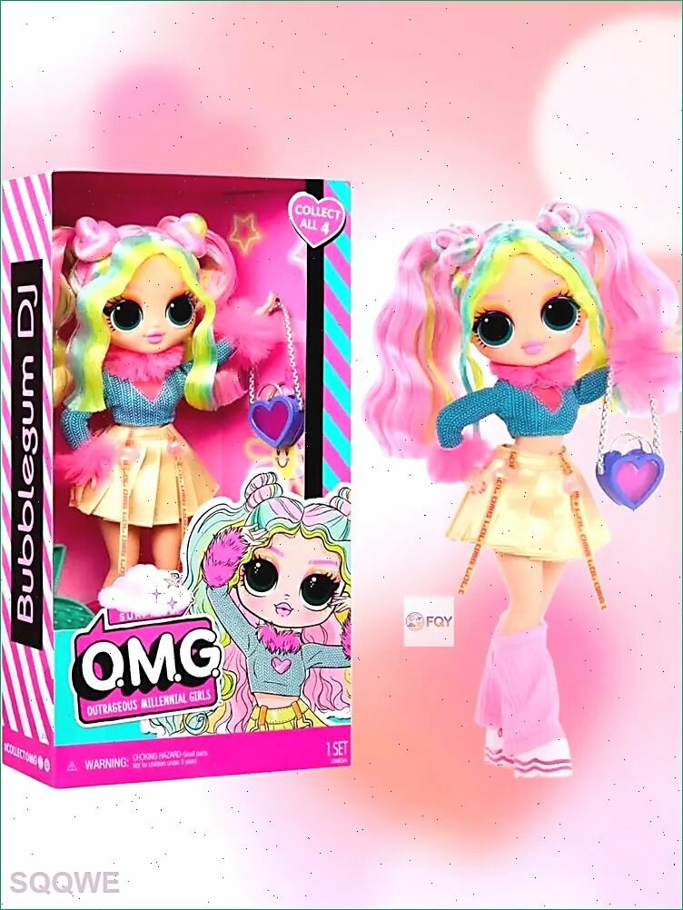 Кукла OMG Fashion Entry Doll Bubblegum DJ Кукла ЛОЛ ОМГ DJ Bubblegum Fashion OMG Entry Doll
