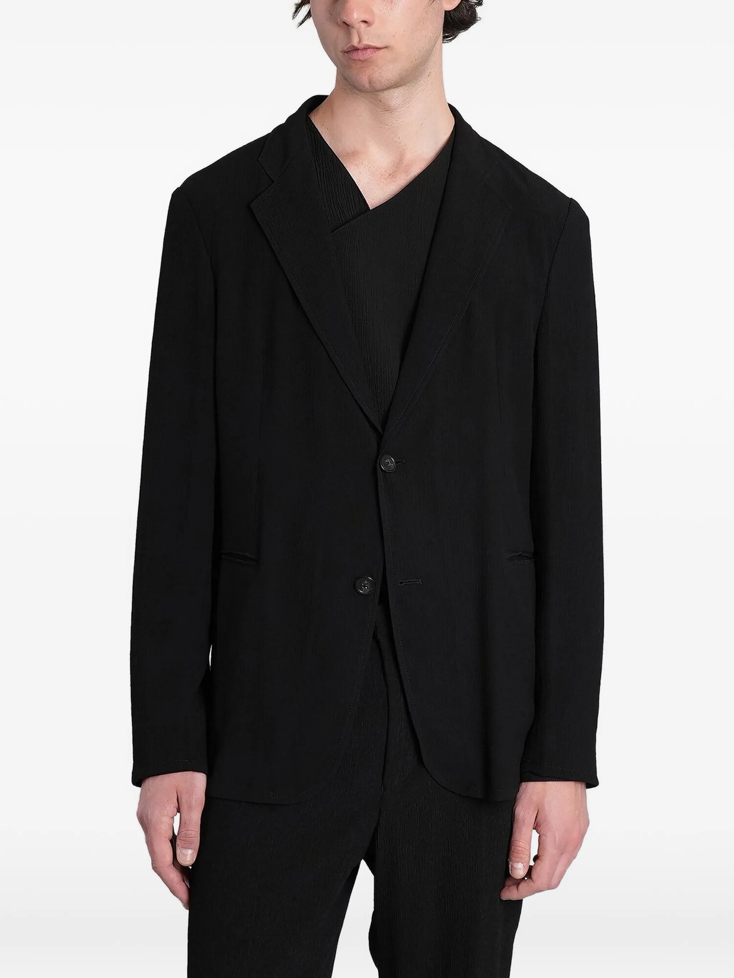 Куртка Single-breasted crepe jacket