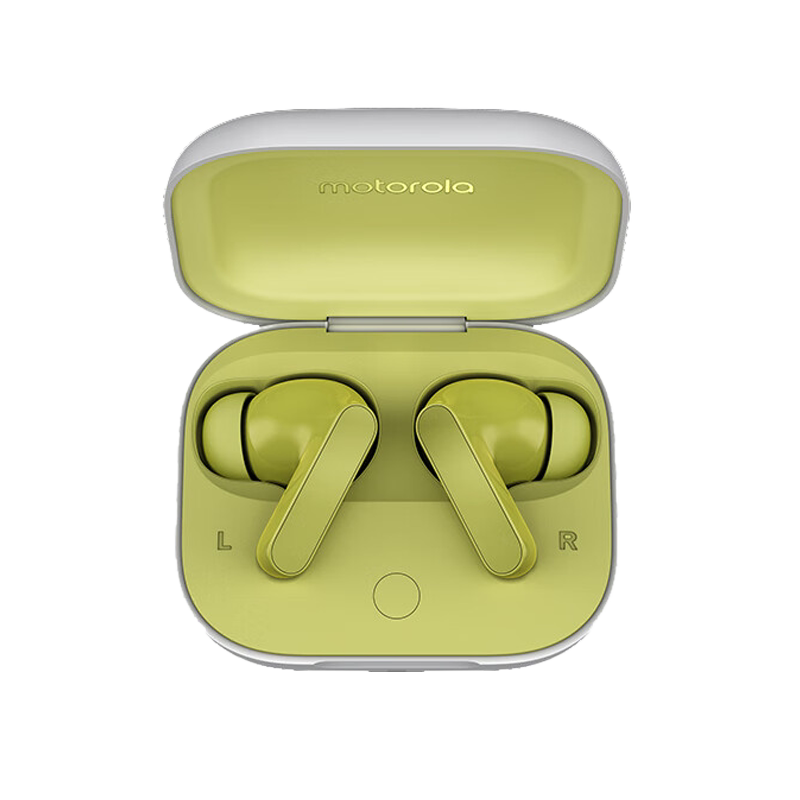 Moto Buds с активным шумоподавлением AI беспроводные наушники Bluetooth 5.3 сливовые для музыкального прослушивания
