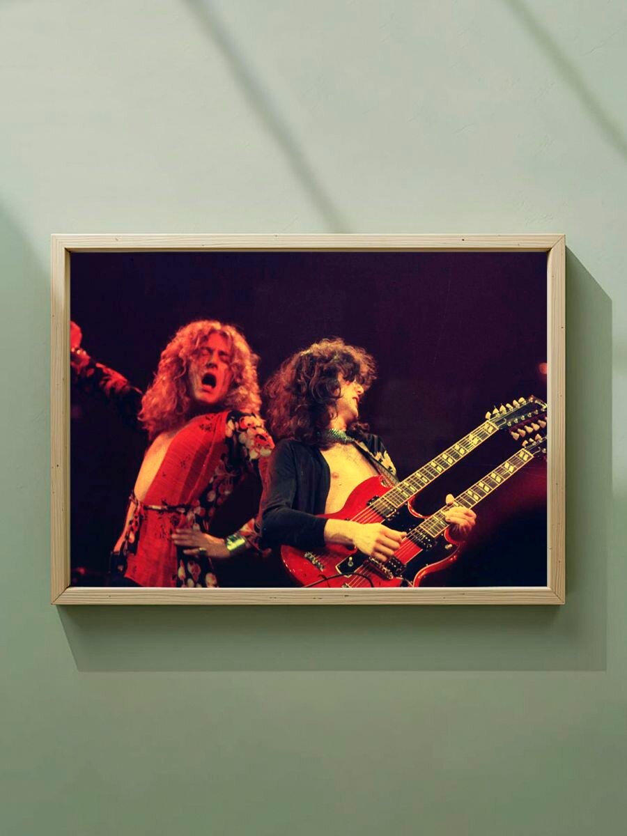 Постер, плакат на стену "Led Zeppelin Рок Группа" 42 см х 29,7 см (А3)
