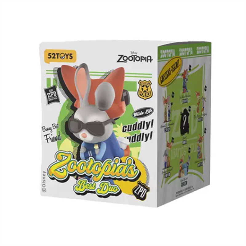 Фигурка-сюрприз 52toys Zootopia's Best Partner: милая настольная декоративная модель, подарок для девочек Zootopia