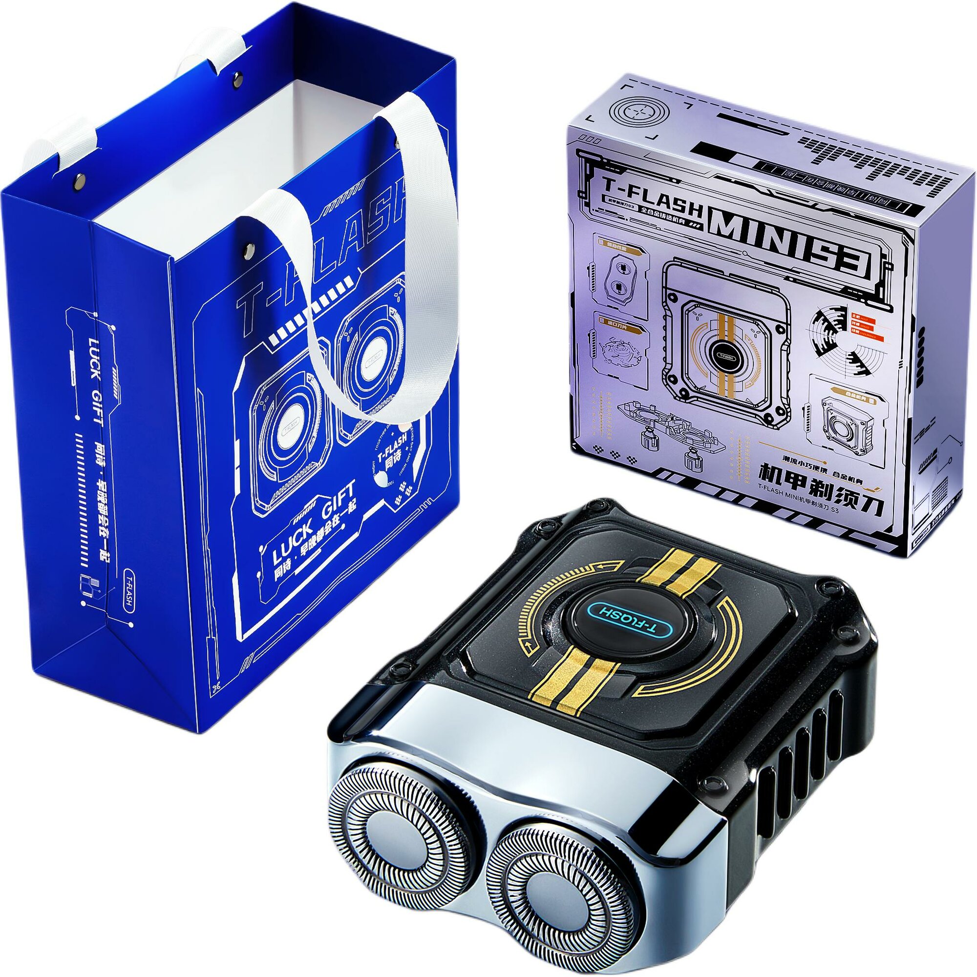 Электробритва мужская T FLASH Dongshi Alloy Mecha S3