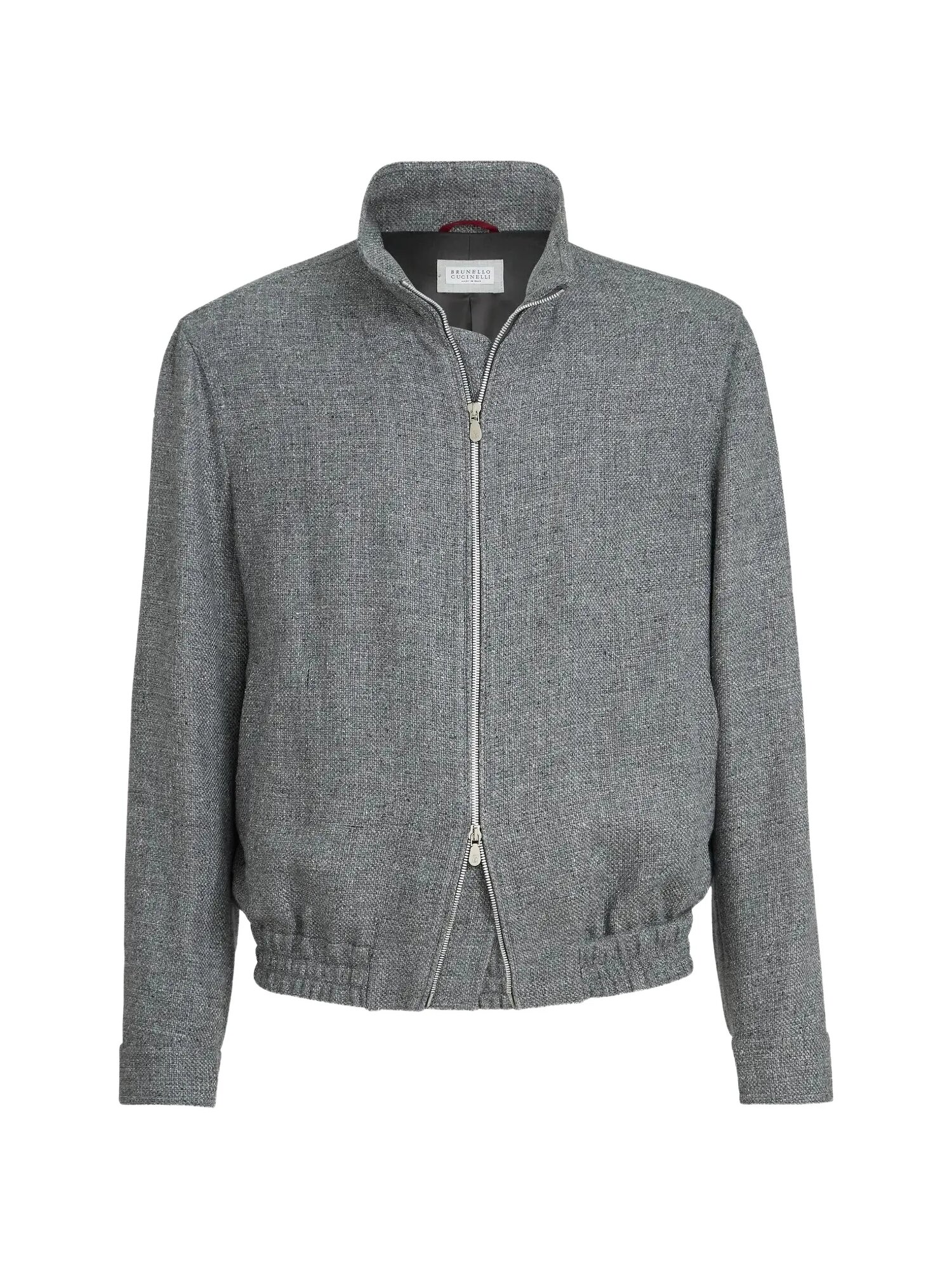 Куртка Mélange-effect zip-up jacket