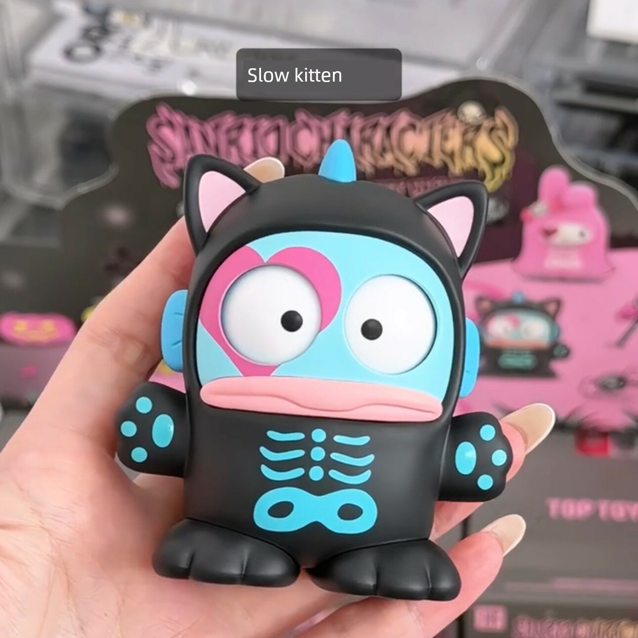 Оригинальная фигурка Hello Kitty из серии TOPTOY Sanrio Family Halloween Trick-or-Treat в слепой коробке, подарок для