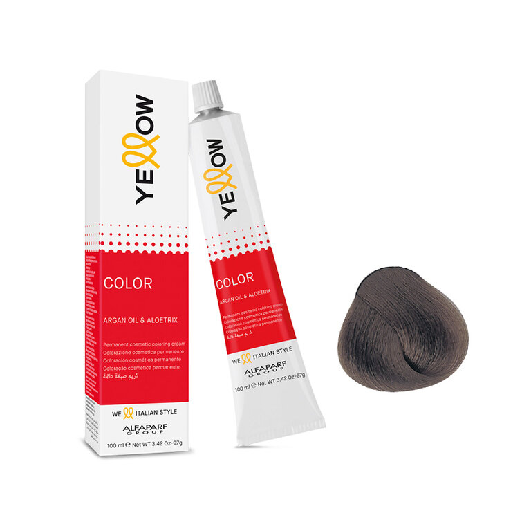 YELLOW PROFESSIONAL Ye Color Permanent Coloring Cream Краска Италия 100 мл