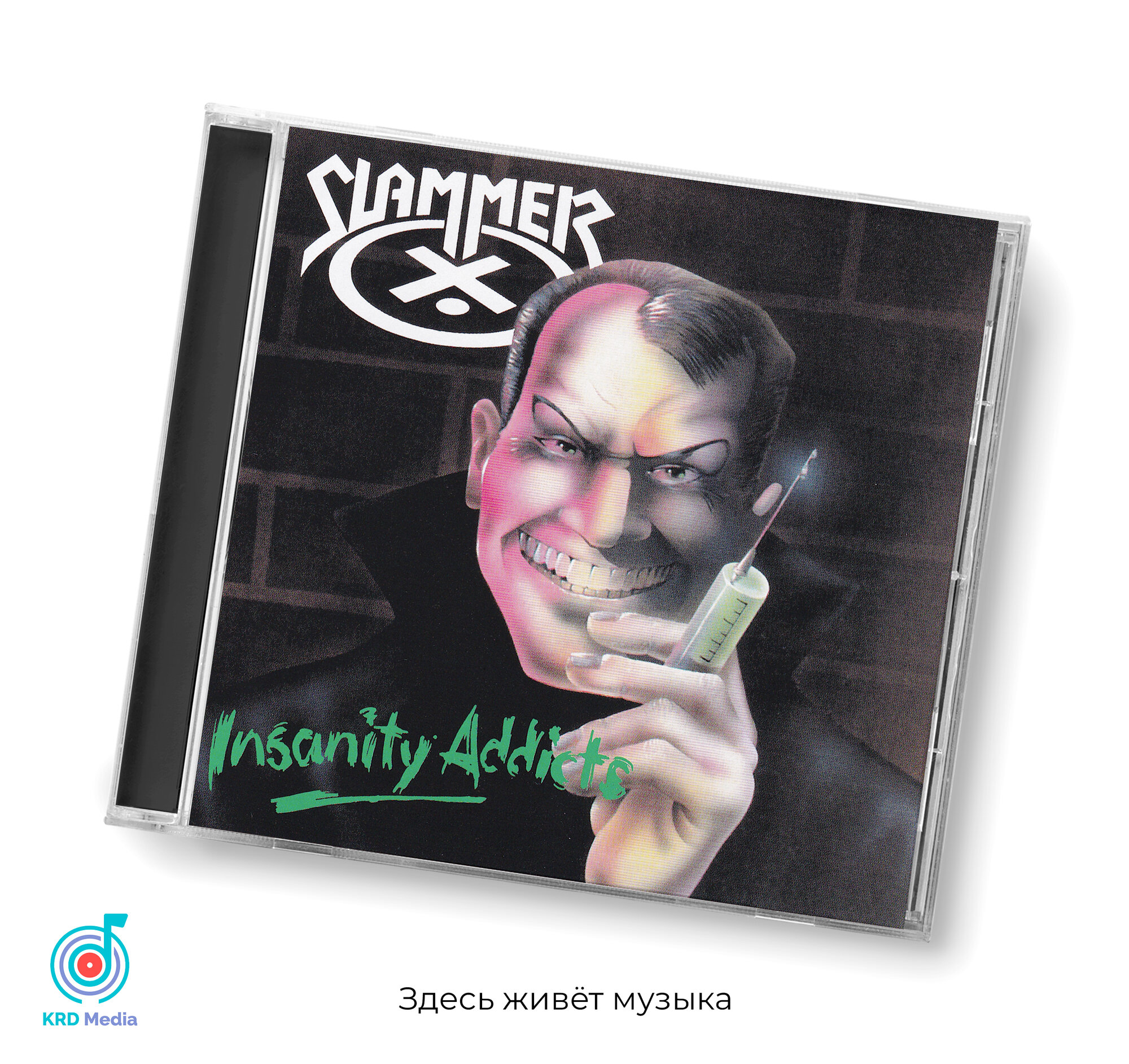 Slammer - Insanity Addicts, 1990, 4-page, CD-Аудио