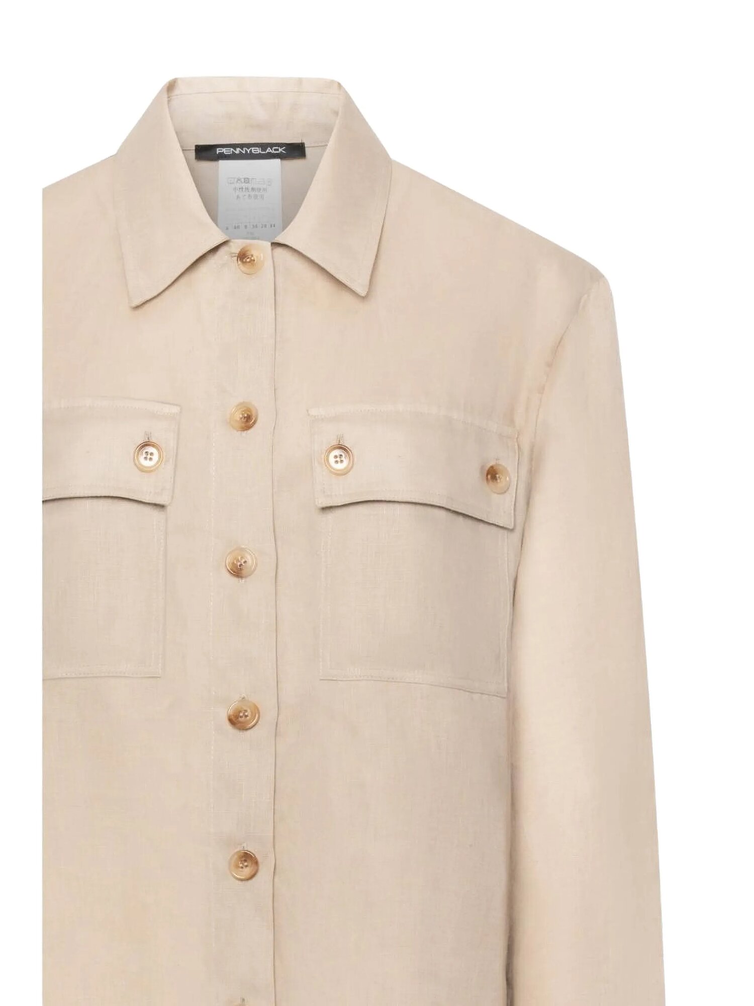 Рубашка PennyBlack Button-down flap-pocket shirt, размер 46 — фото 1