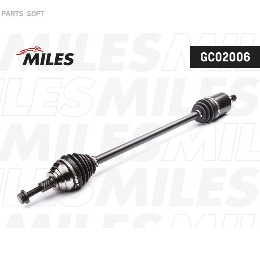 MILES GC02006 Привод в сборе AUDI A3/SKODA OCTAVIA/VW PASSAT/GOLF 1.6-2.0 03- прав. ()