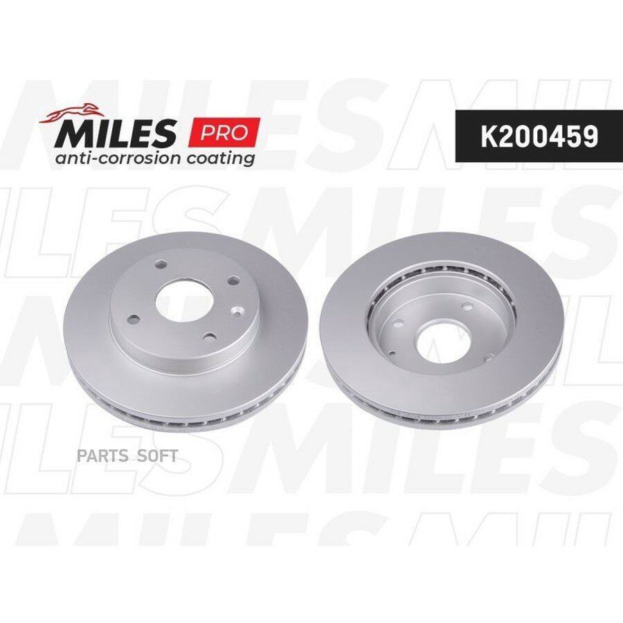 MILES K200459 Диск тормозной CHEVROLET LACETTI/EPICA/REZZO передний вент. ()