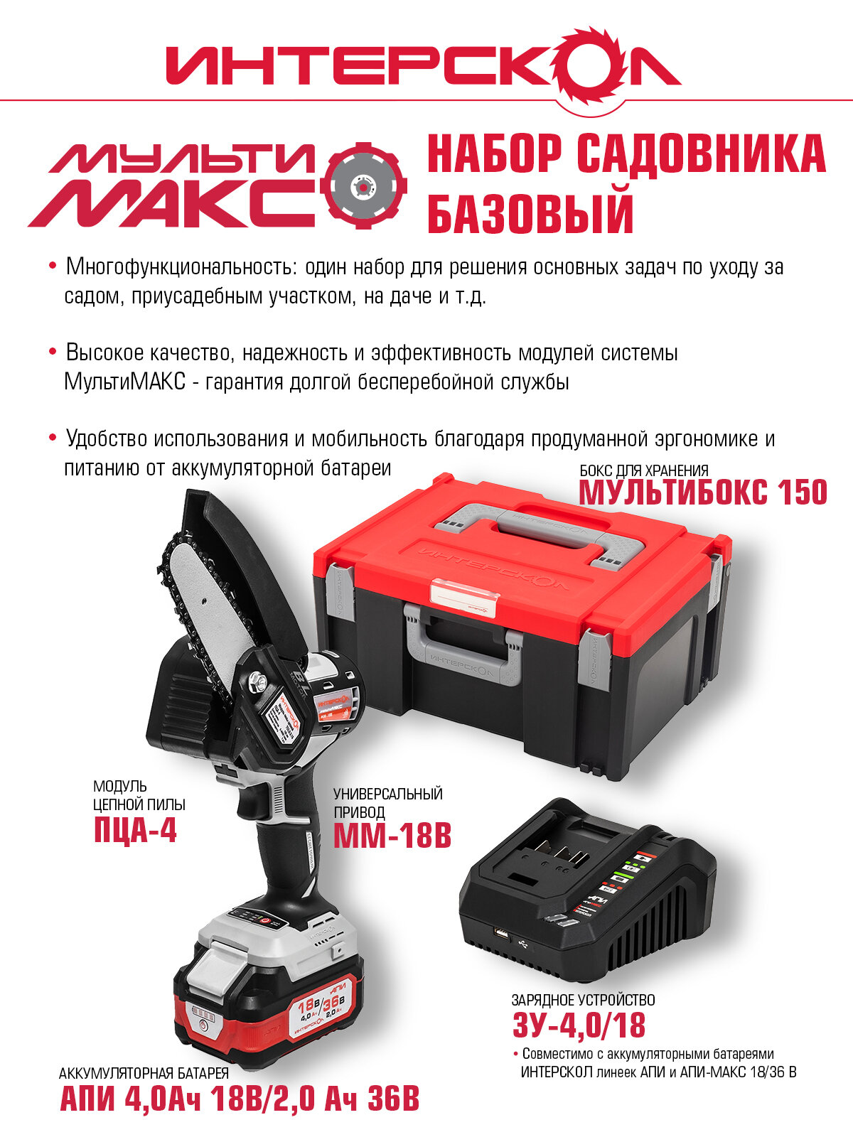 Мультимакс Набор "Базовый Садовника" (755.4.3.41)