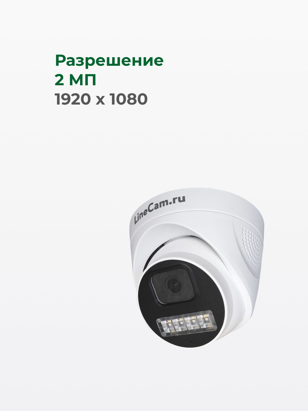 IP-камера Линия 2Mp OEM Agent Dome — фото 1