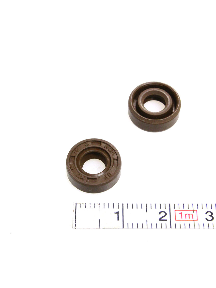 Манжета армированная (Сальник) 6х12х4 (тип KC) 75FKM (упаковка 2 шт.)