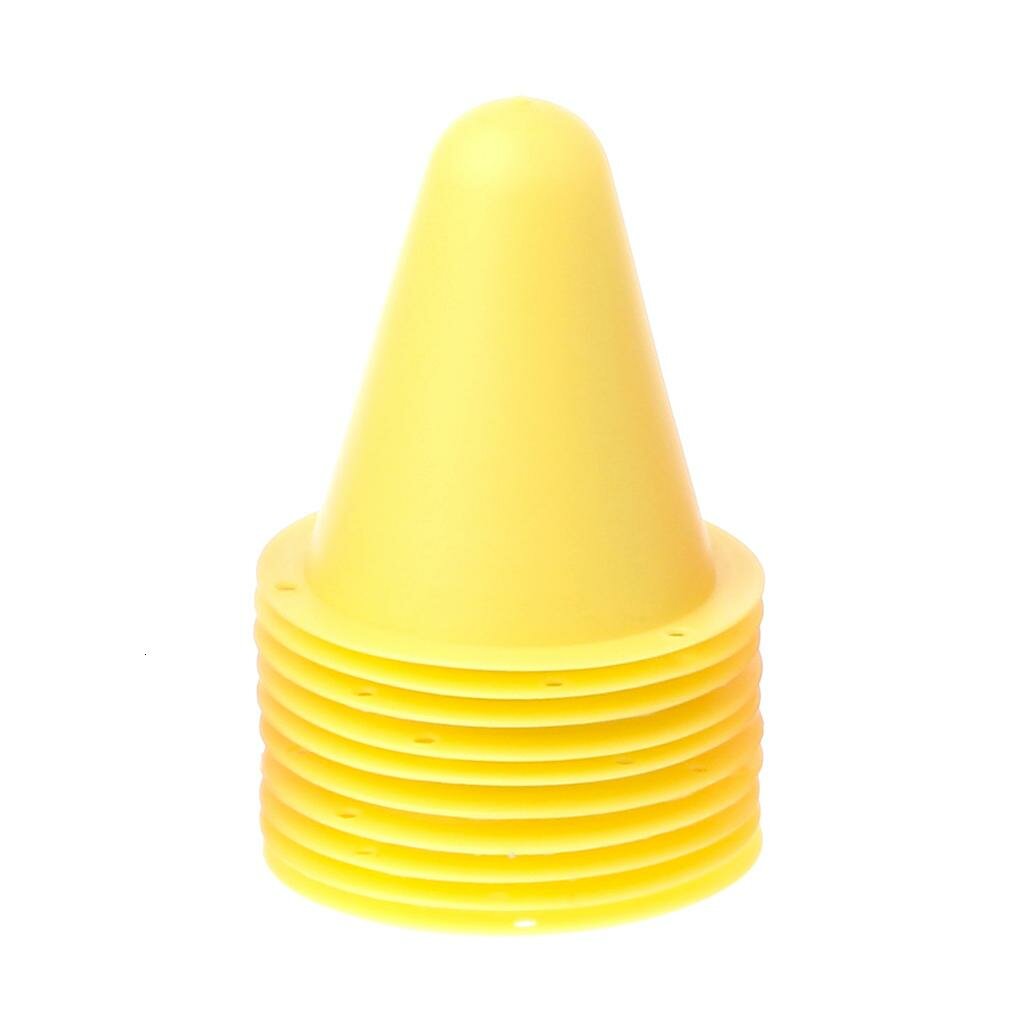 Маркировочные конусы для спорта (10 шт.), Yellow