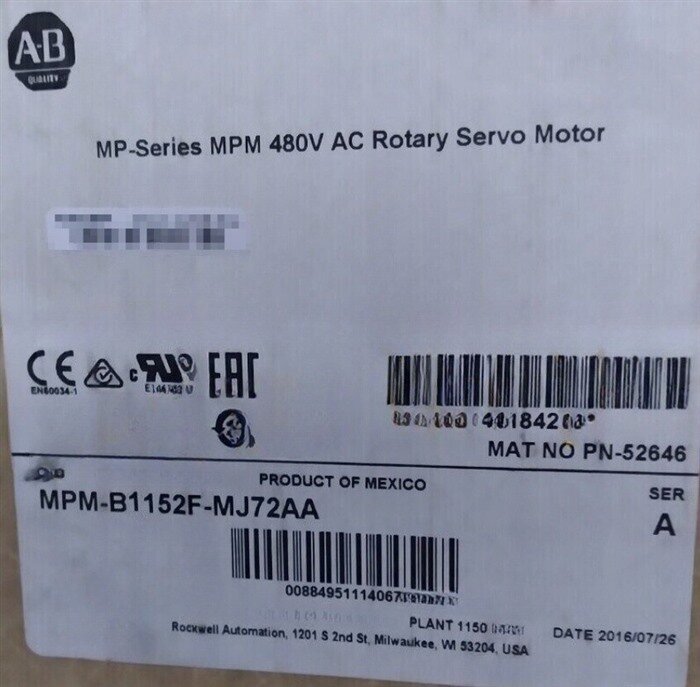 Модуль Allen-Bradley MPM-B1152F-MJ72AA