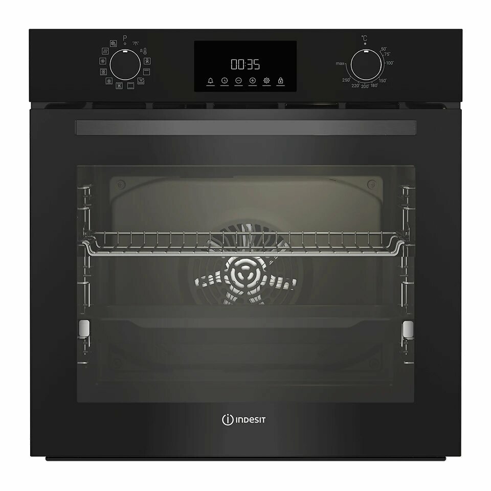Духовой шкаф Indesit IBFTE 3841, многофункциональный, 72 л, 12 режимов, стильный дизайн