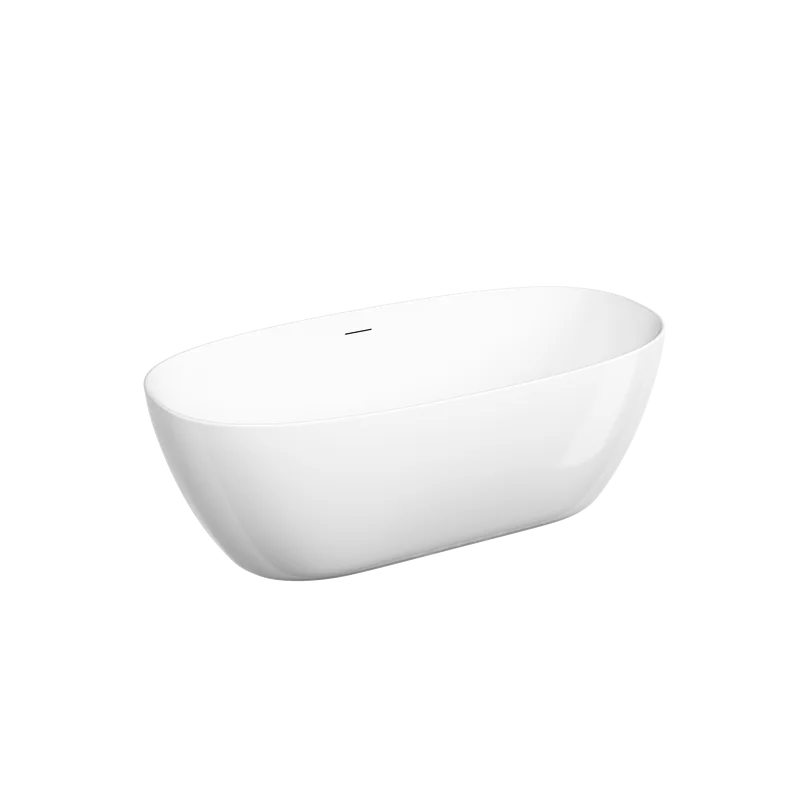 Акриловая ванна Oval 1700x800x580, отдельностоящая, FB21