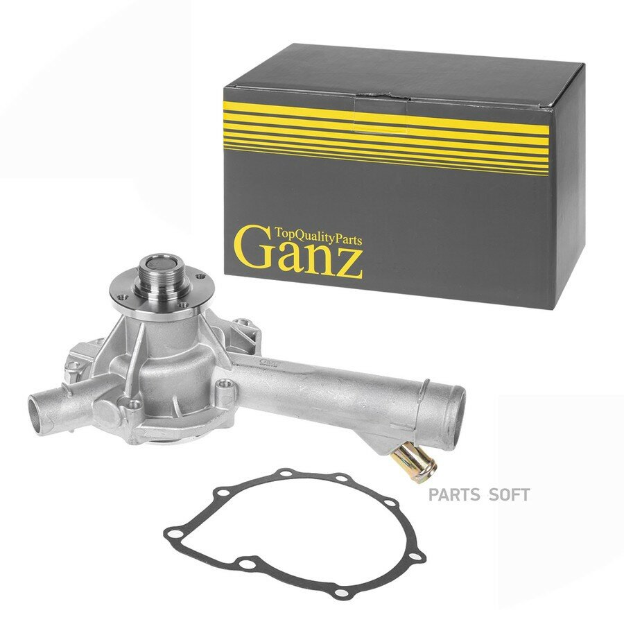 Помпа, водяной насос MB W201/W124 1.8.2.3L mot.102/SSANG Action 2.3L от официального дистрибьютора, GANZ, артикул GIF02136