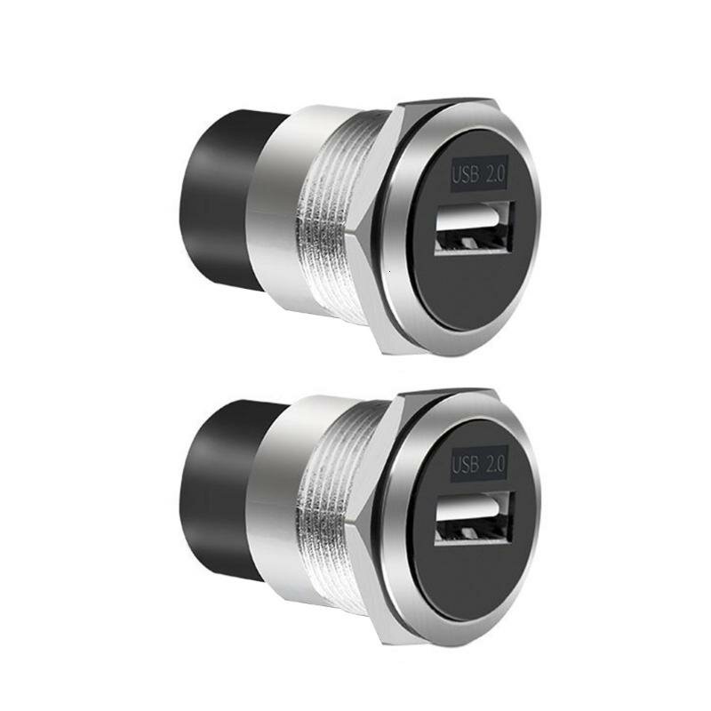 Модуль USB 3.0 для панели, 22 мм, Серебро - USB2.0 Вход