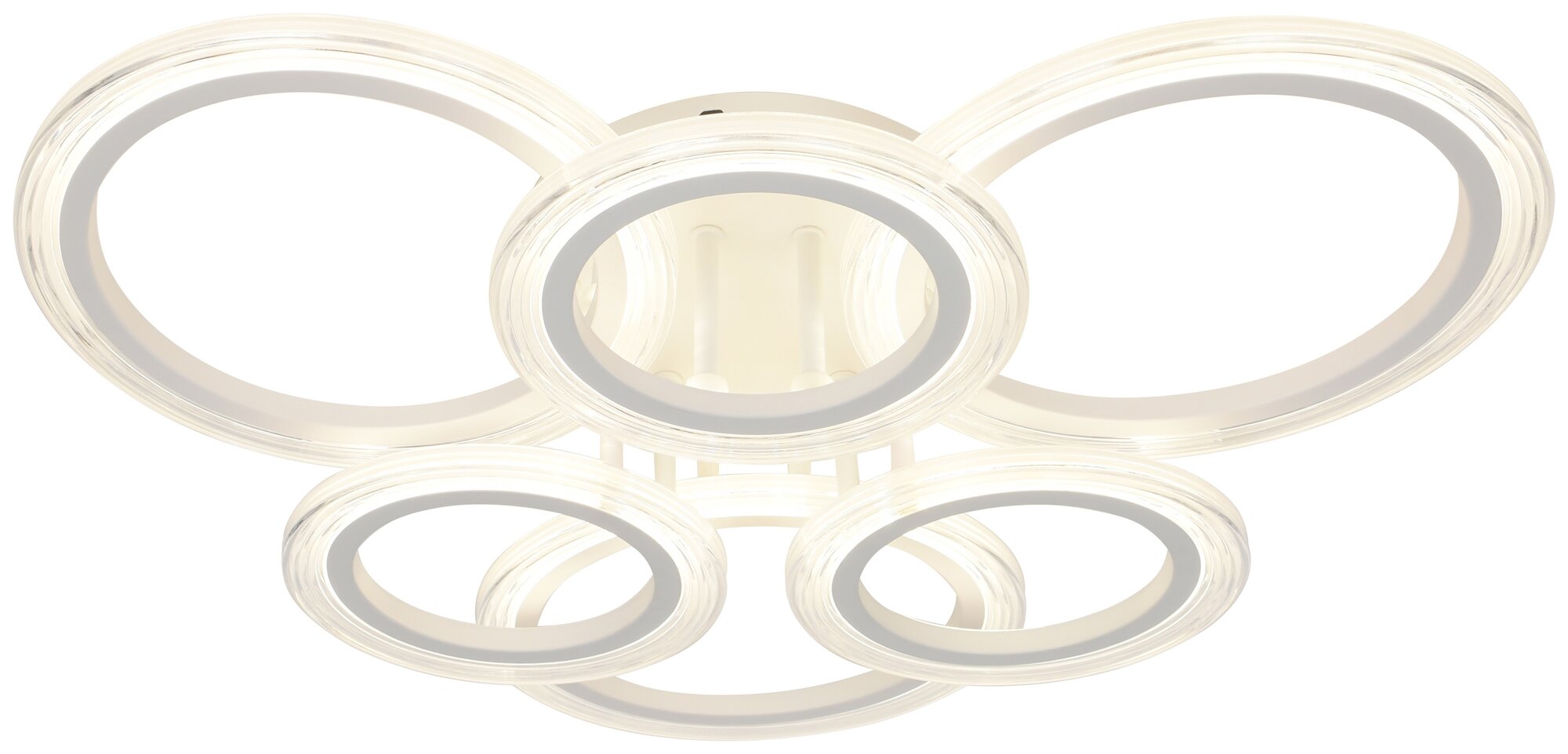 Светильник ЭРА потолочн led модерн bloom cll-1-110w 3k-6k rc bk с ду черный