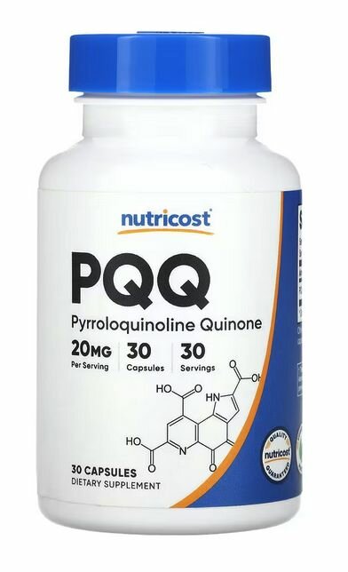 Пирролохинолинхинон, PQQ 20 мг, 30 капсул
