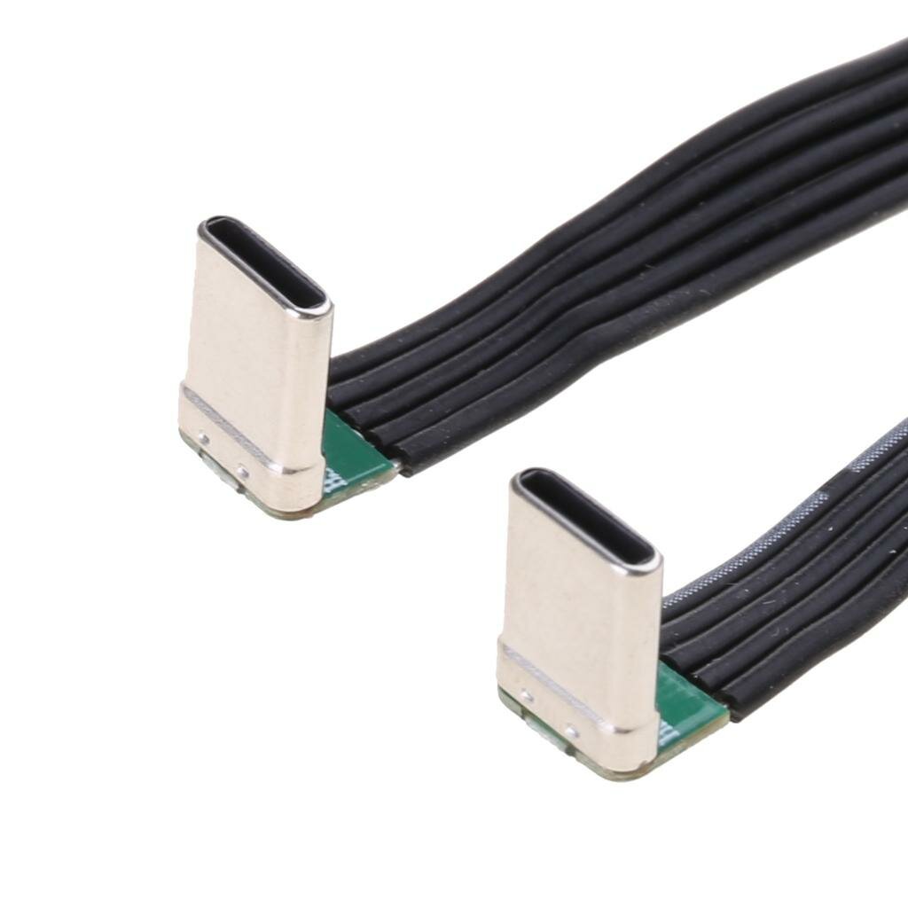 Гибкий USB-C кабель, 1m - Двойной локоть