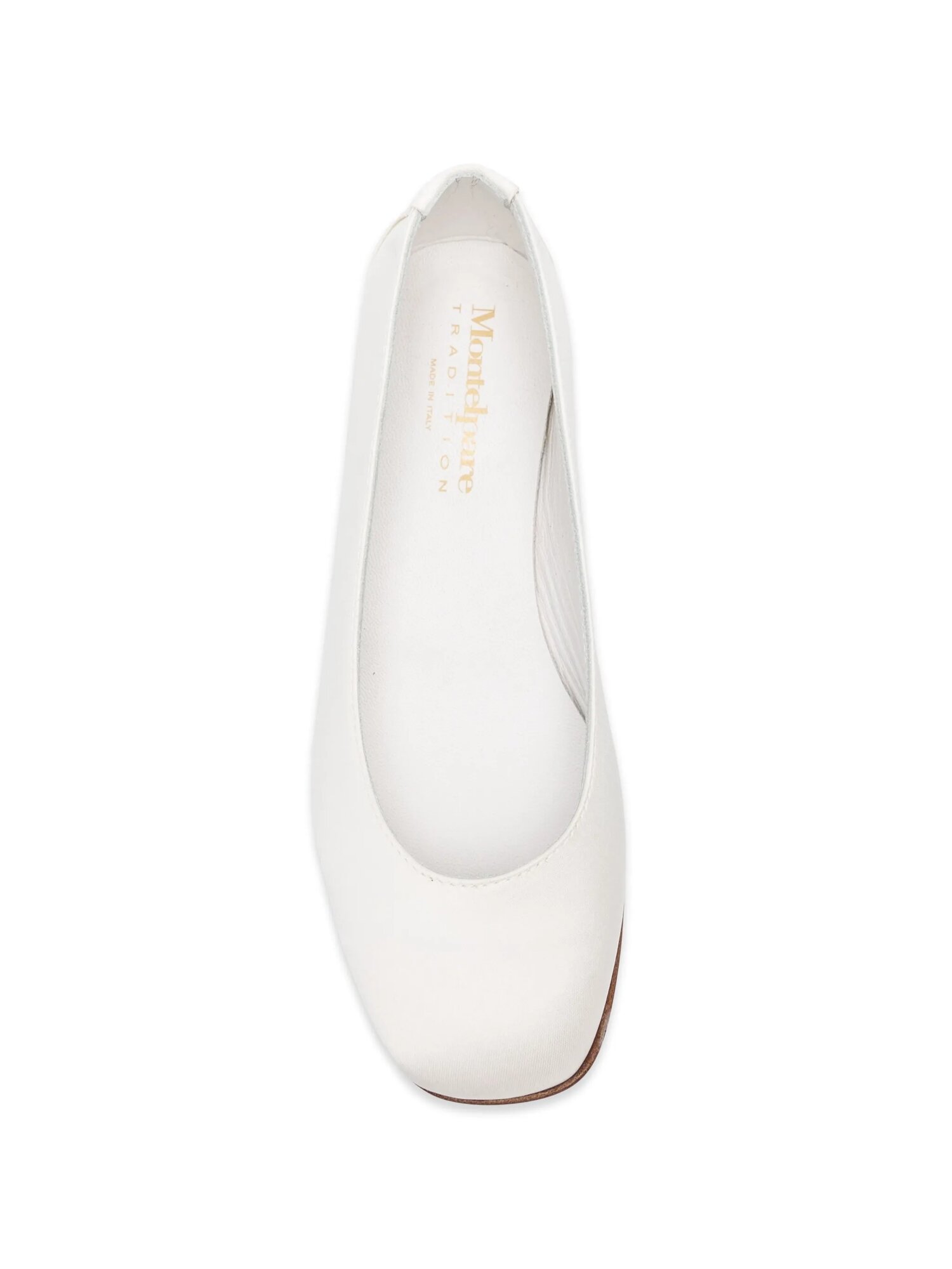 Балетки Montelpare Tradition Square-toe ballet flats, размер 38, , бежевый/белый — фото 1