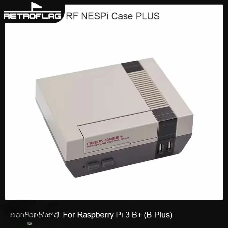 Retroflag NESPi Case Plus Функциональная кнопка включения с безопасным выключением для RetroPie Raspberry Pi 3/2 Model B и Raspberry Pi 3B+