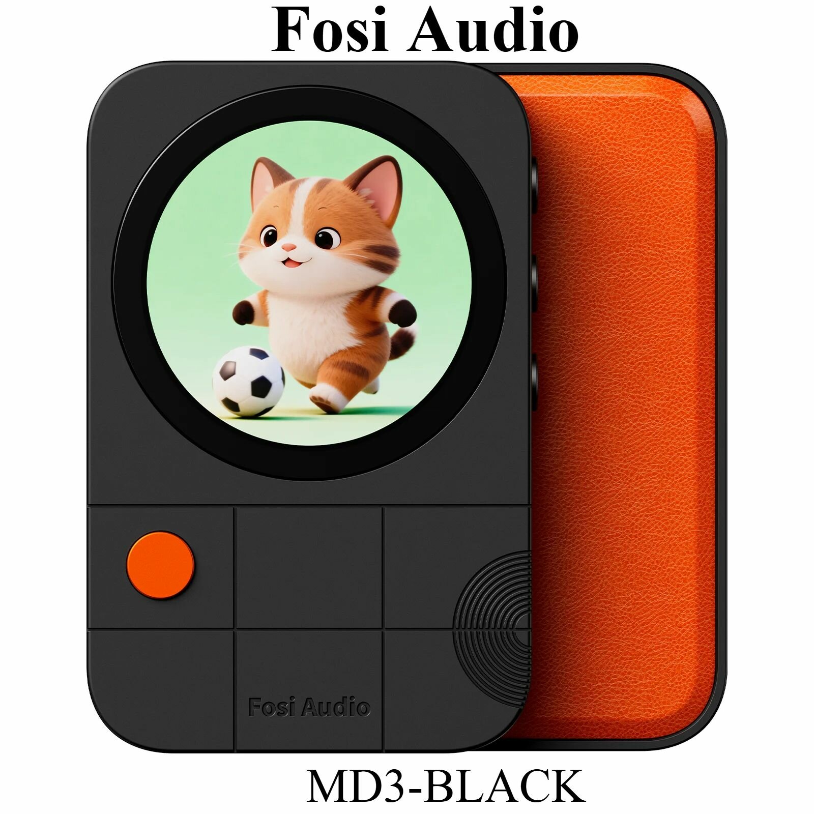 FOSI AUDIO MD3 Магнитный портативный декодирующий усилитель для наушников с экраном ES9039Q2M 3,5 мм/4,4 мм