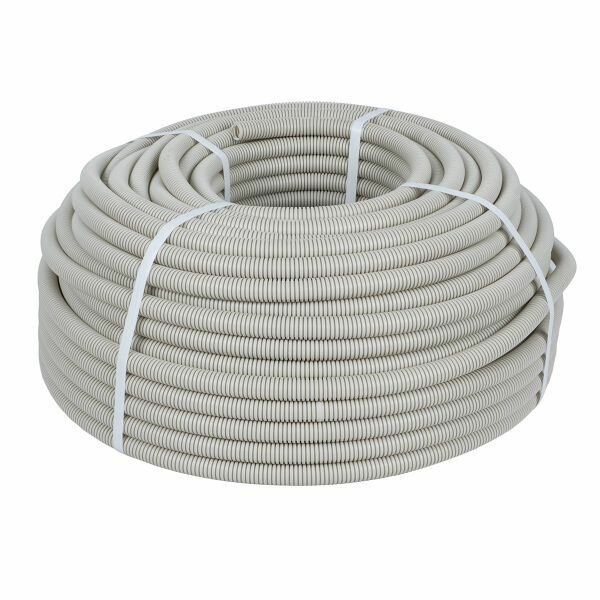 Труба гофрированная ПВХ d20мм с протяжкой (уп.10м) Plast PROxima EKF tg-z-20-10m