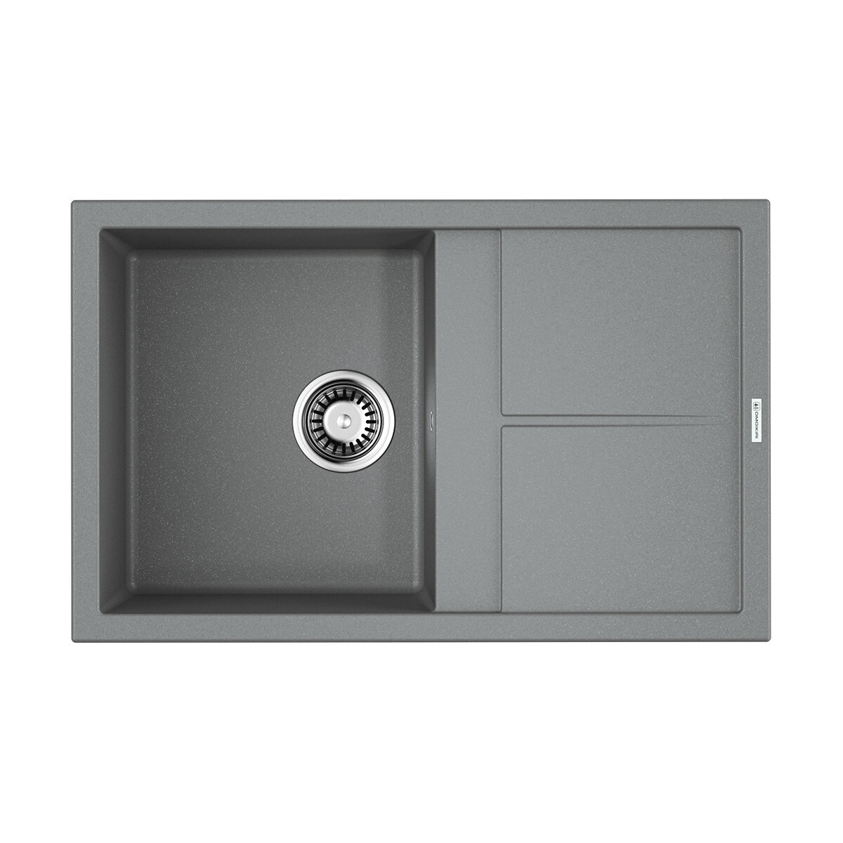 Кухонная мойка OMOIKIRI Sumi 79-GR (79х50 см) искусственный гранит / leningrad grey