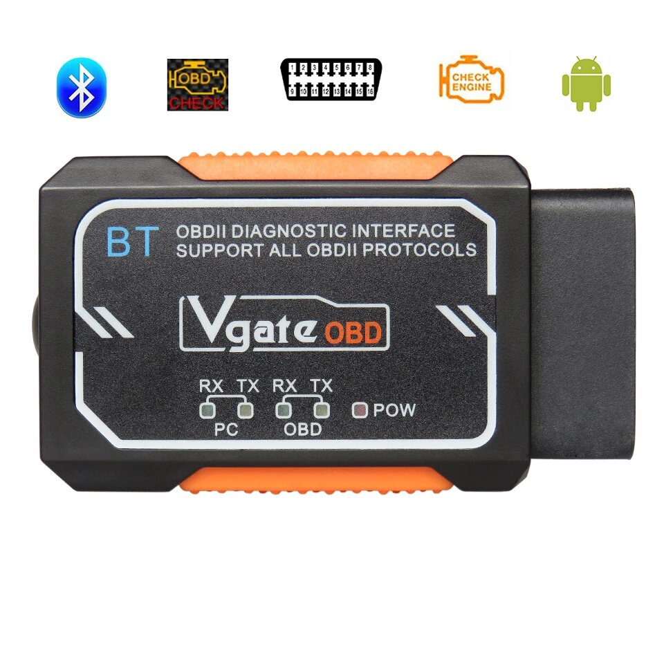 Vgate OBD2 Bluetooth диагностический сканер