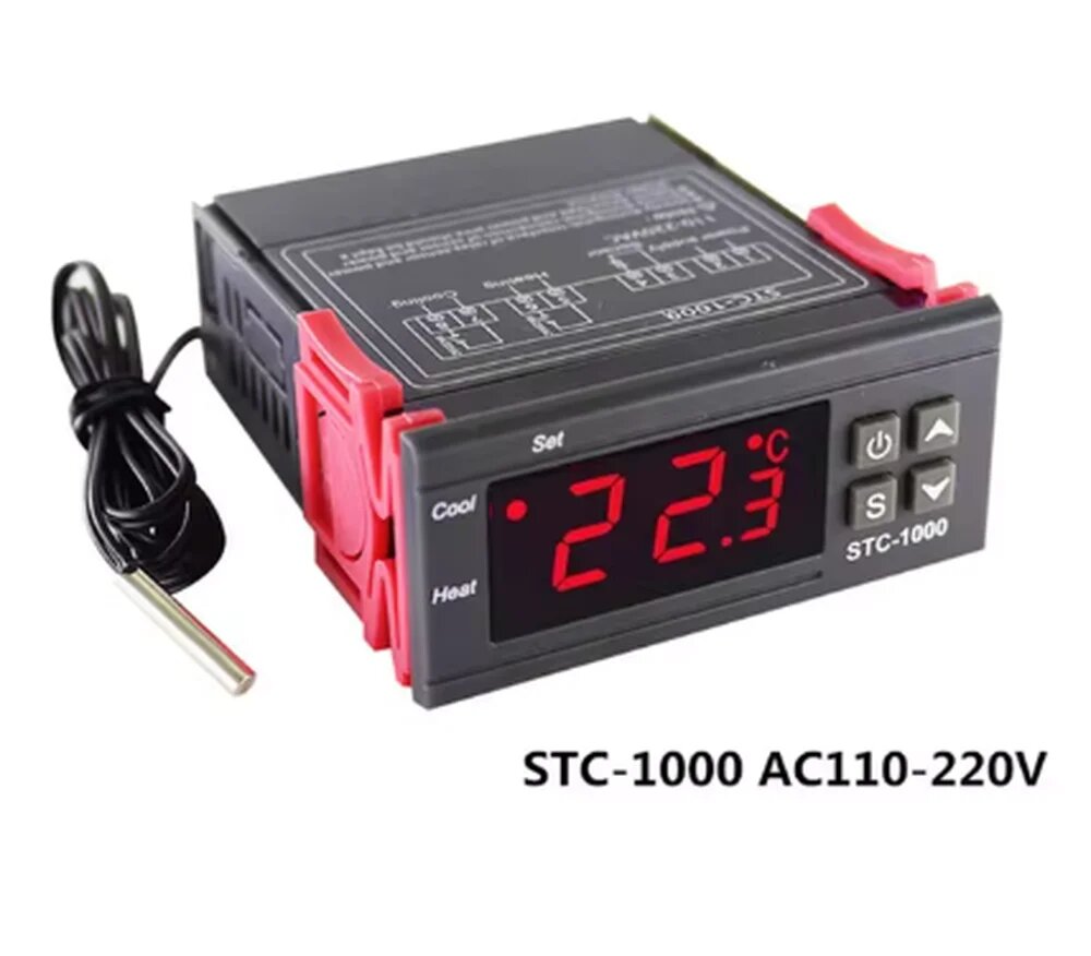 Терморегулятор STC-1000, 220V